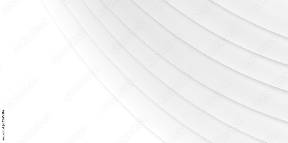 Abstract background with volume white lines in round White abstract ...