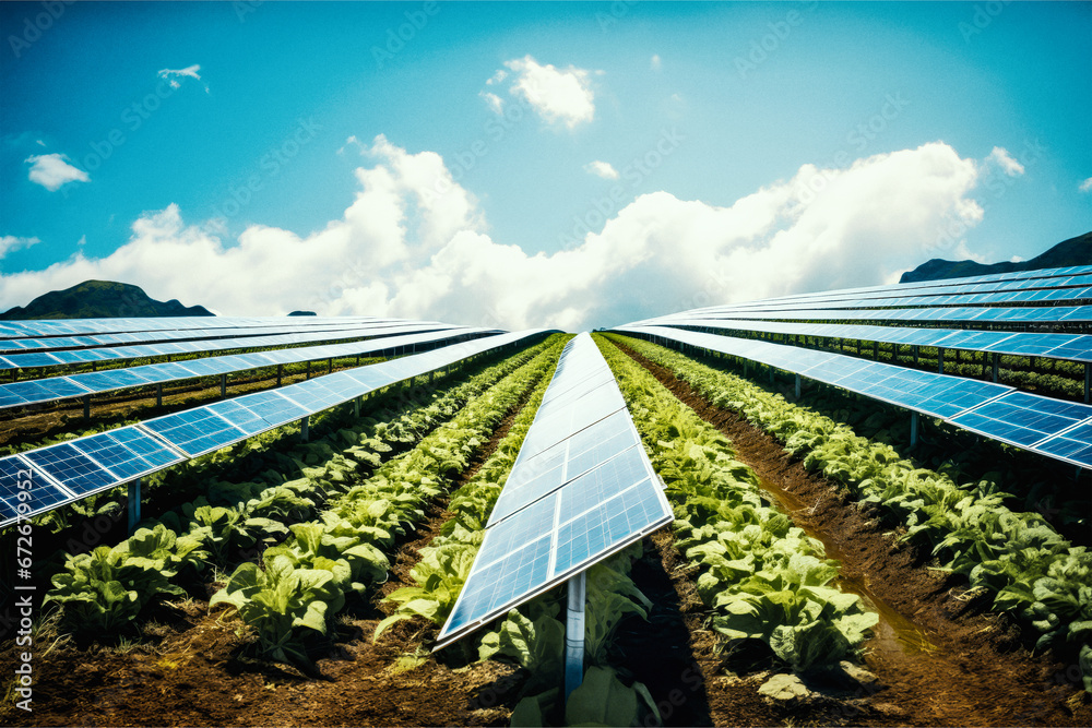 Agrivoltaics combine farmland and solar energy, intelligently offering ...