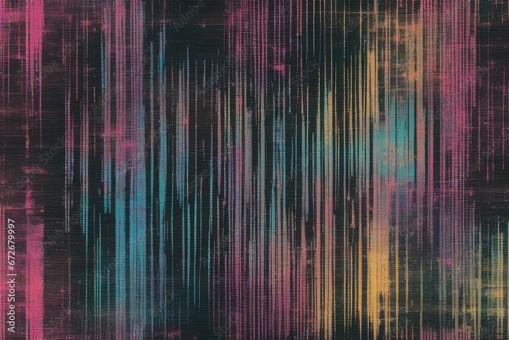 seamless broken printer streaky faded lines cmyk color ink toner ...