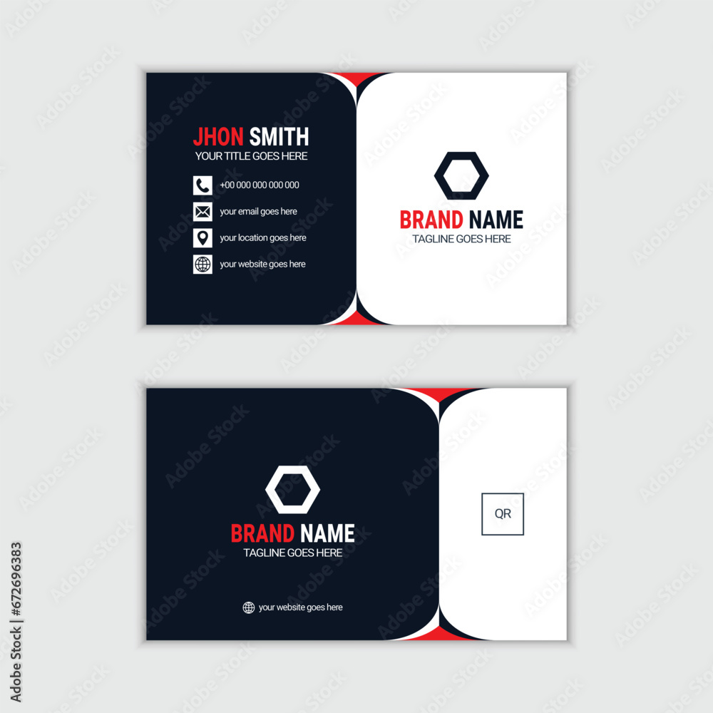 Marketing business card, Business proposal visiting card, Modern ...