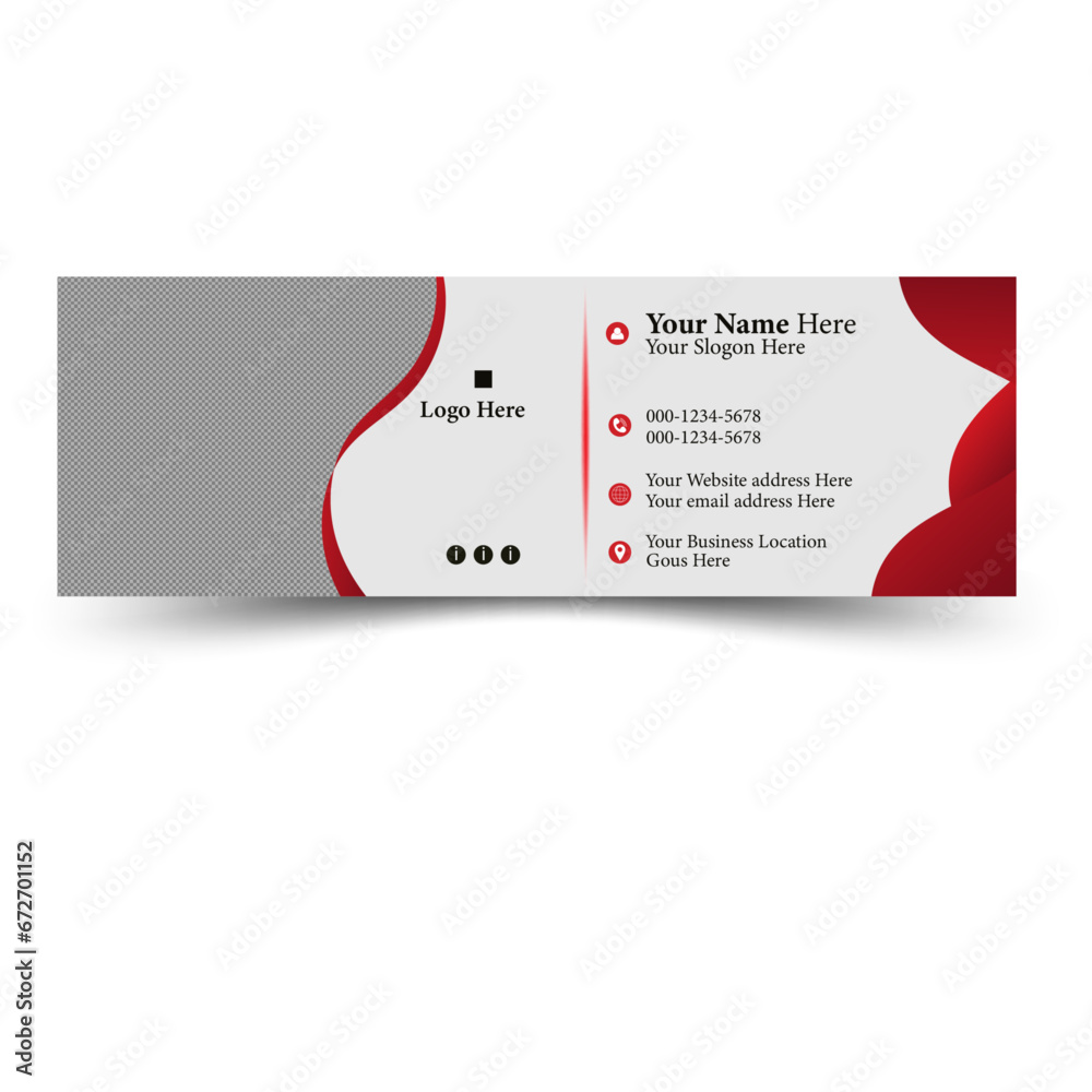 Professional Email signature design Modern and minimalist email ...