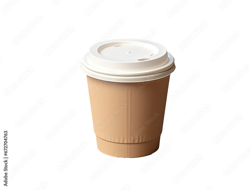 recycled disposable coffe cup isolated png on transparent background ...