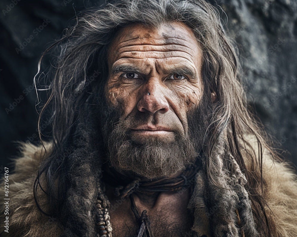 Photo & Art Print Neanderthal of a Neanderthal generative neanderthal ...