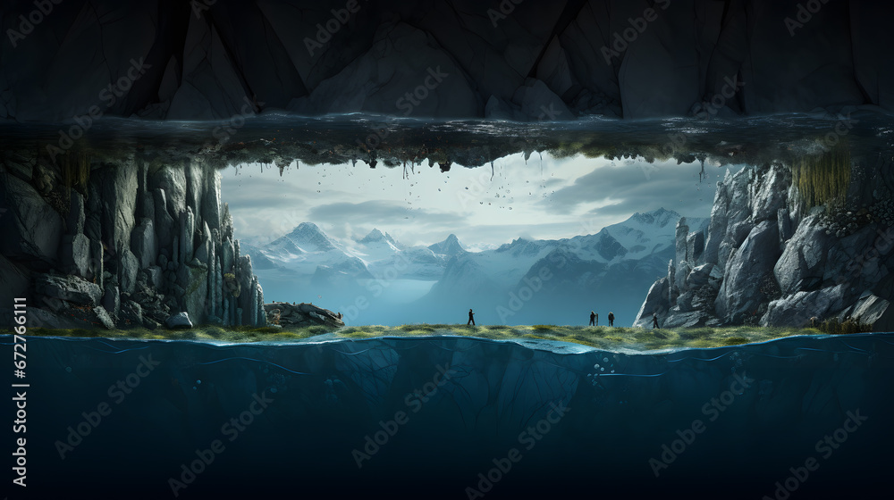 An image capturing the stark reality of climate change: melting ...