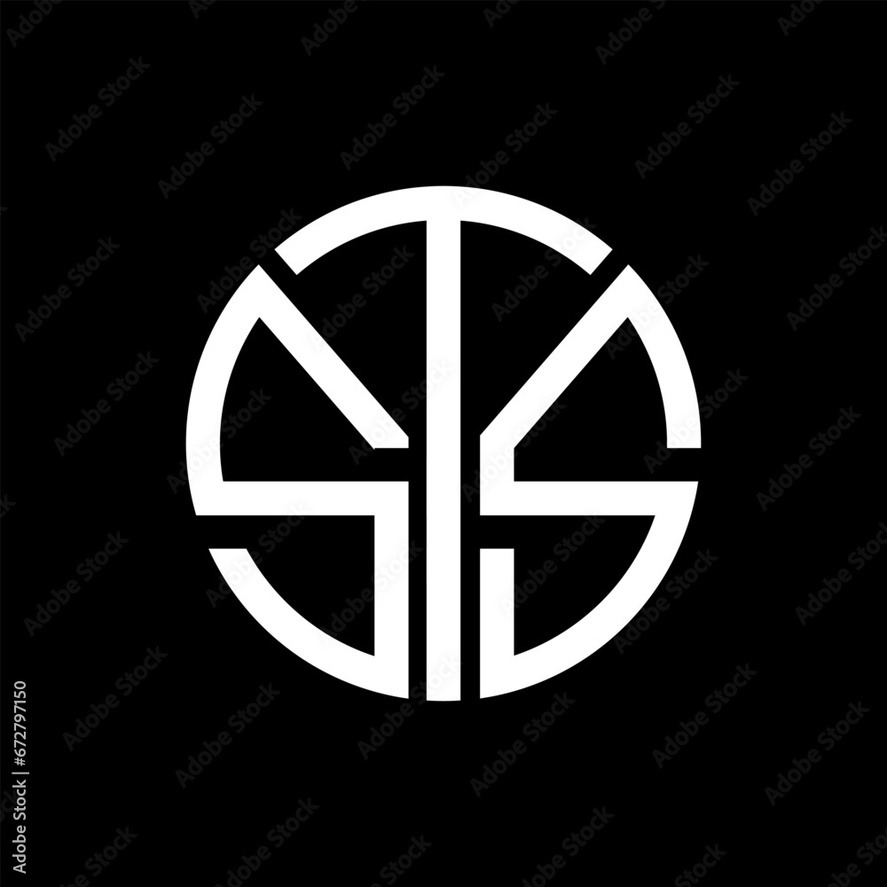STS letter logo abstract design. STS unique design, STS letter logo ...