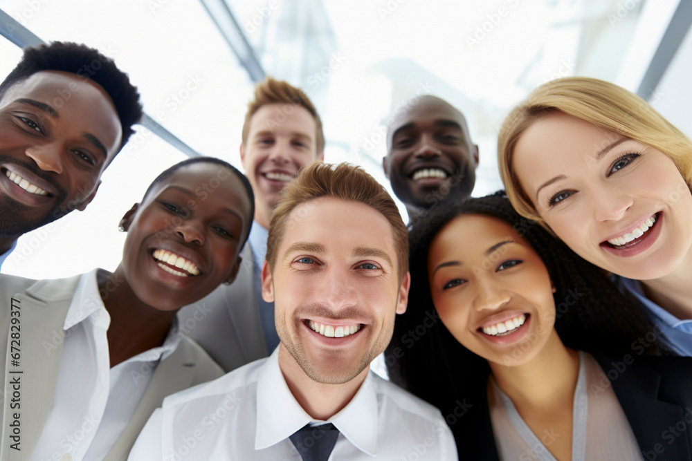 Happy Employees From Different Backgrounds and Races Celebrating ...