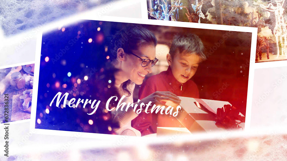 Multiframe Christmas Slideshow Template contains 34 placeholders and 16 ...