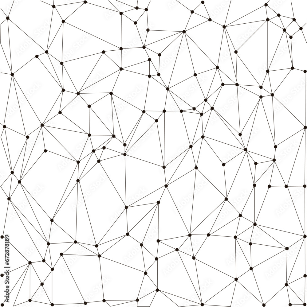 Low Poly Technology background, Seamless Patterns Outline Polygon with ...