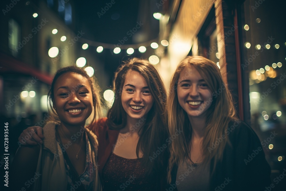 Embracing Diversity: Multicultural Friends Come Together for a Night ...