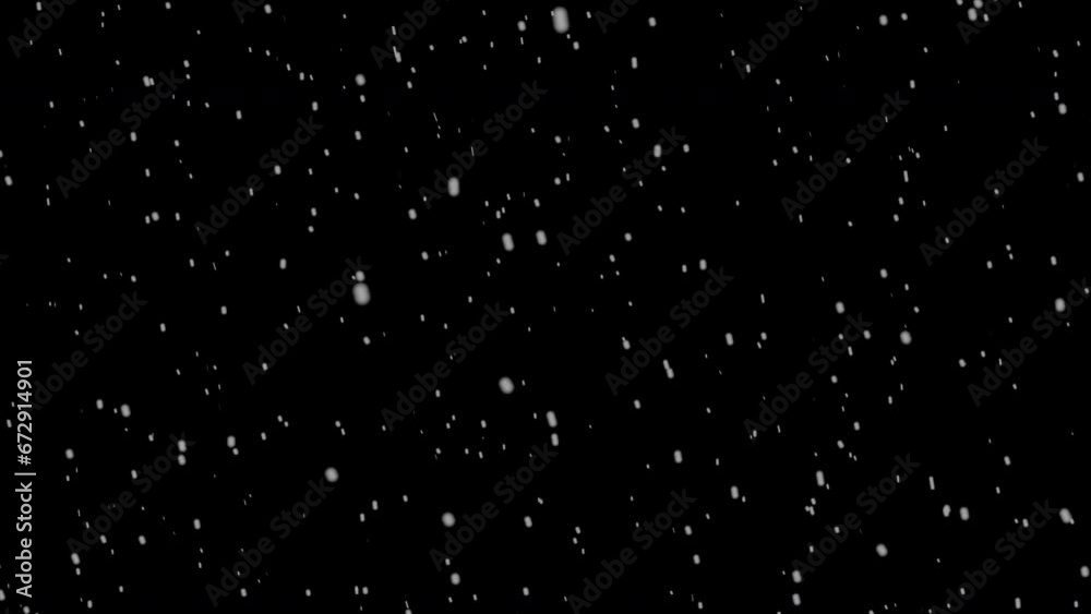 Winter Season Realistic Snow Falling Overlay 4k Festive Snowflake ...