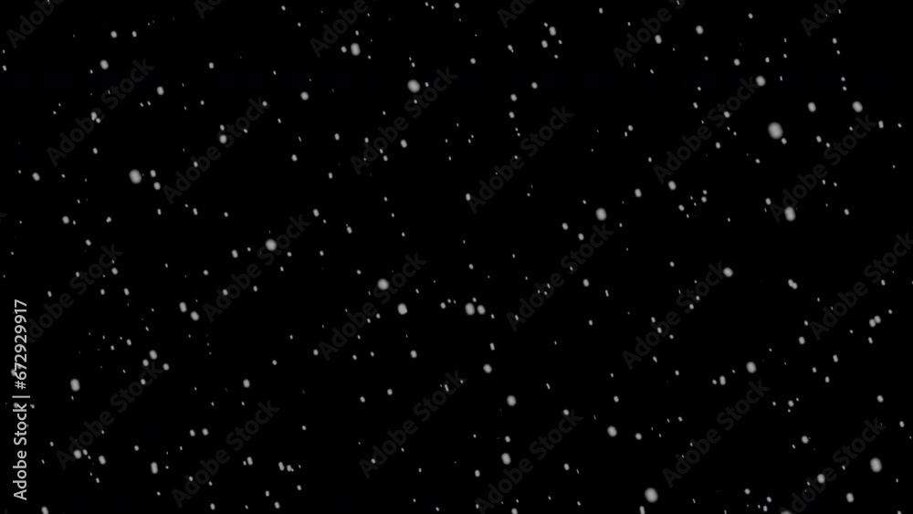 Winter Season Realistic Snow Falling Overlay 4k Festive Snowflake ...