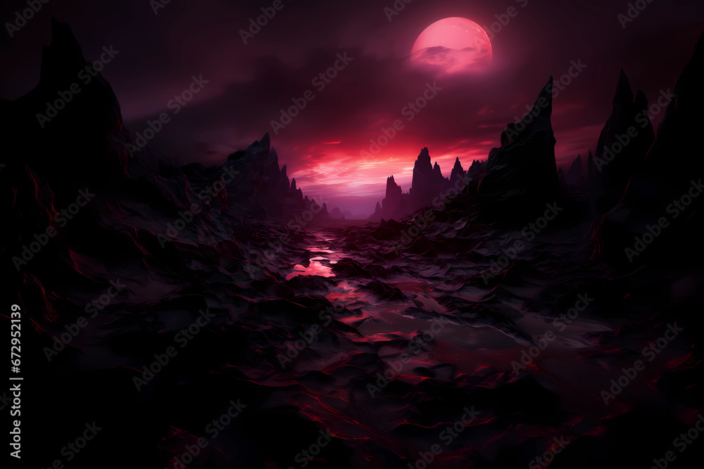 In this mesmerizing and otherworldly scene, the jagged, otherworldly ...