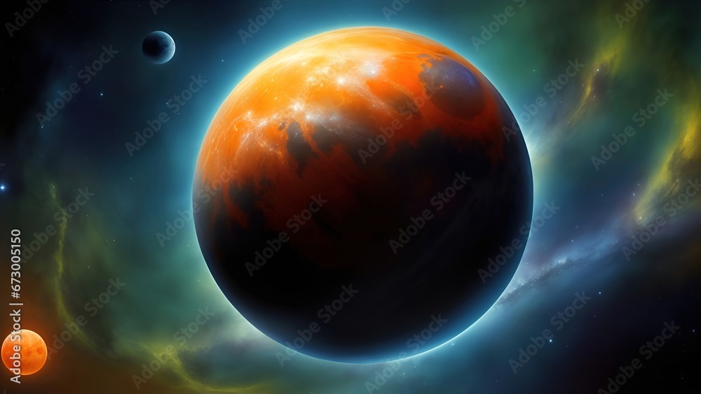 Rogue Planet. Concept art. Cosmic art. Galactic art. 4K - 8K - 12K TV ...