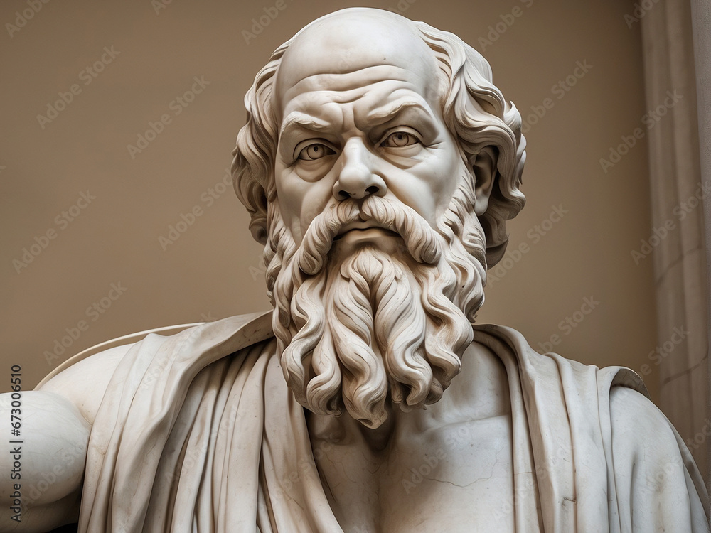 Socrates, Greek philosopher from Athens, founder of Western philosophy ...