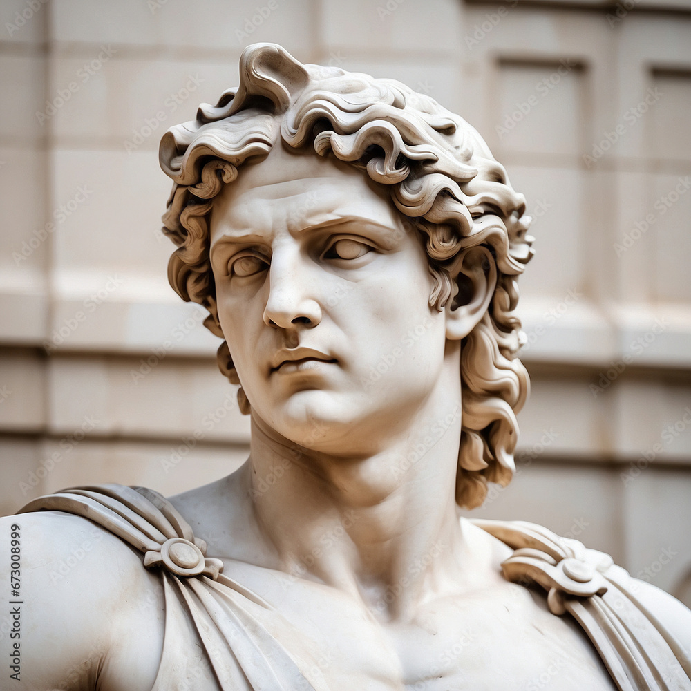 The statue of Apollo. Member of the Twelve Olympians, God of oracles ...