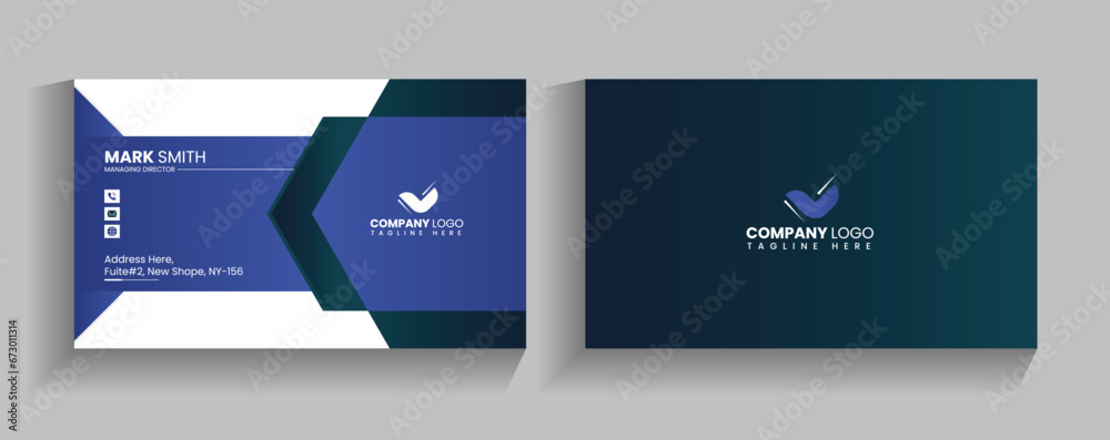 Modern and Creative visiting card design, Professional Business card ...