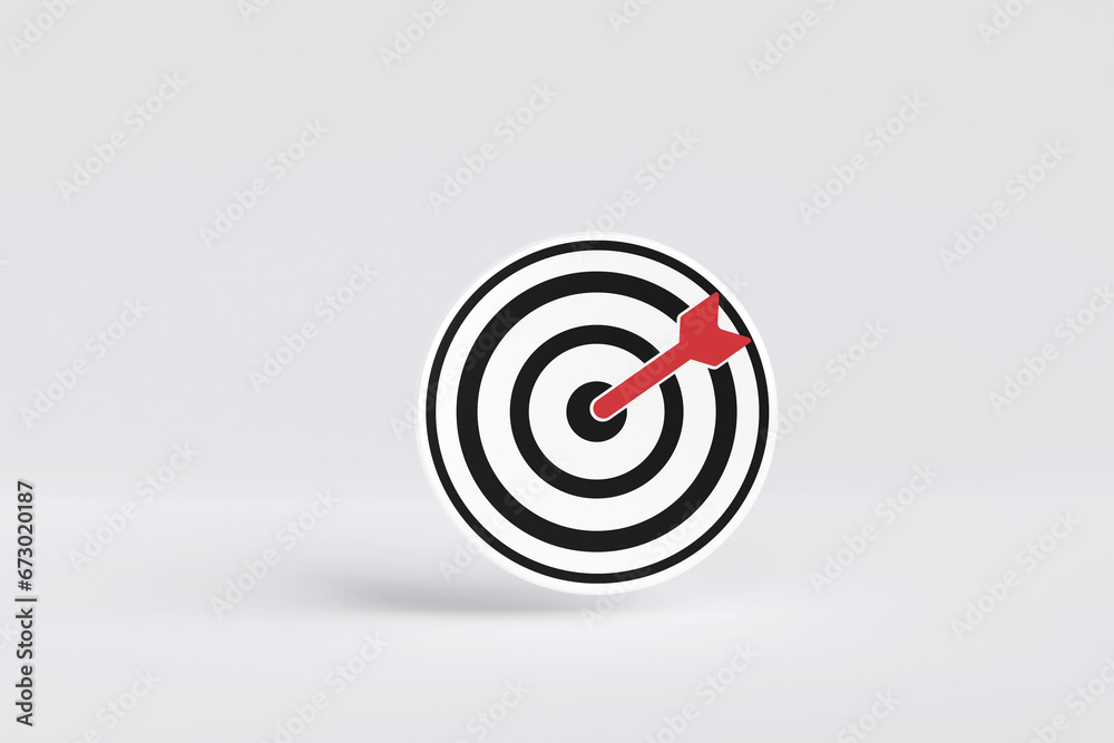 target board with copy space. concept of business symbol target ...