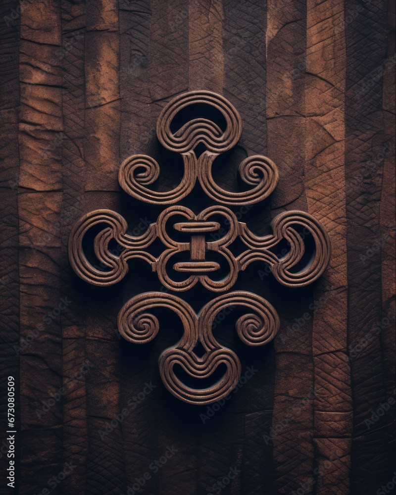Traditional Adinkra Gye Nyame Symbol Depicting the Omnipotence of God ...