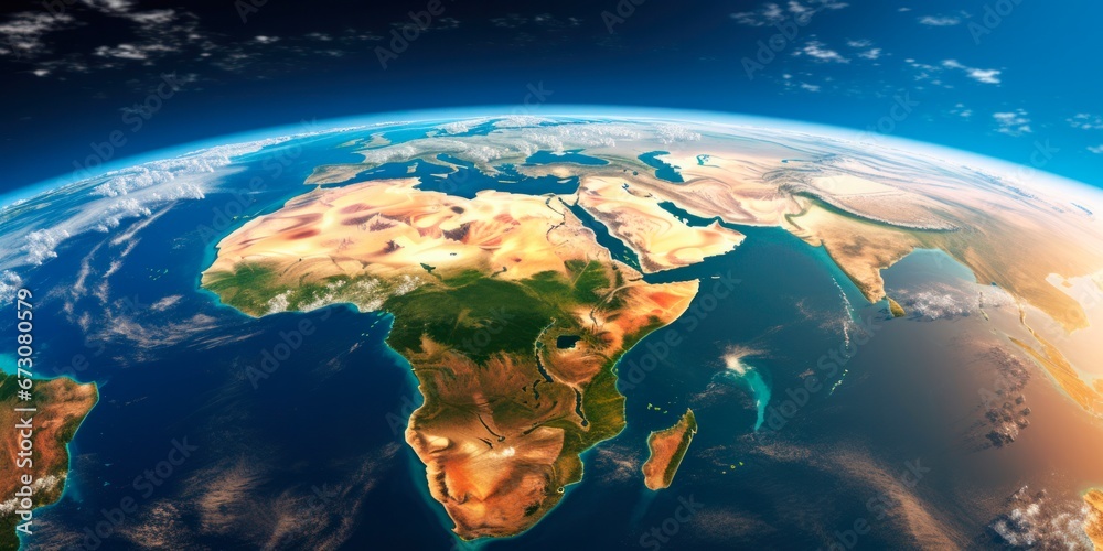 Vibrant Africa from Space: A Detailed Physical Map for Education and ...