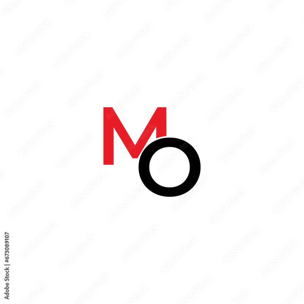letter MO logo design vector template. Initial Letter M O logo ...