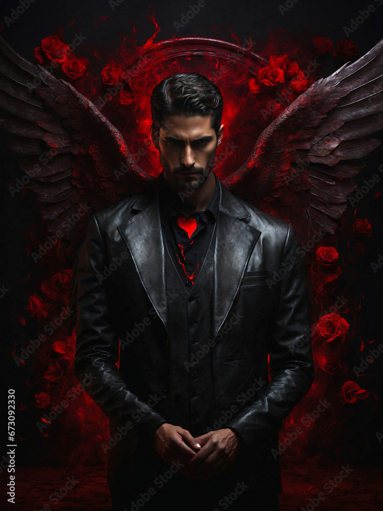 A man symbolizing Dark and Love, lucifer, psychology, love ...