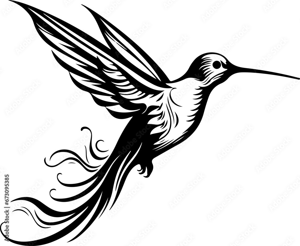 Hummingbird SVG, Bird SVG, Hummingbird Silhouette SVG, Hummingbird ...
