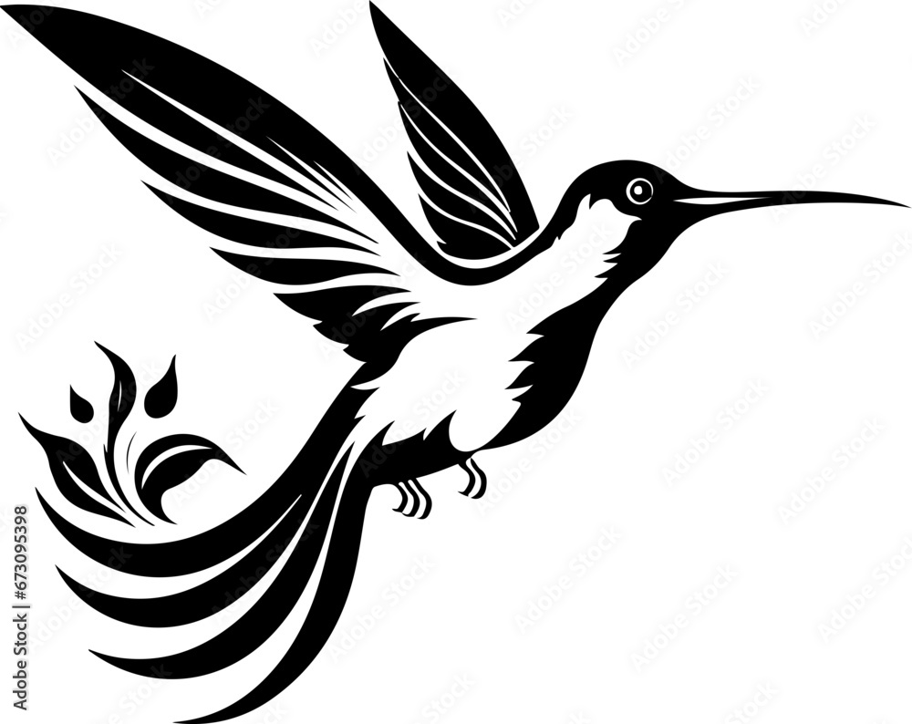 Hummingbird SVG, Bird SVG, Hummingbird Silhouette SVG, Hummingbird ...