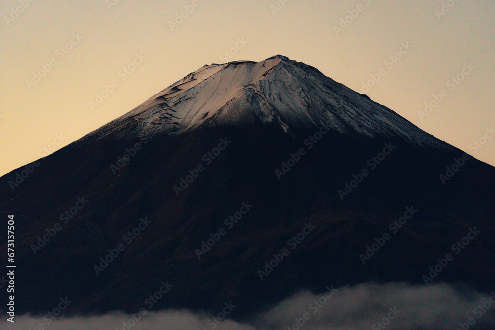 Landscape of Fuji Mountain. Iconic and Symbolic Mountain of Japan ...