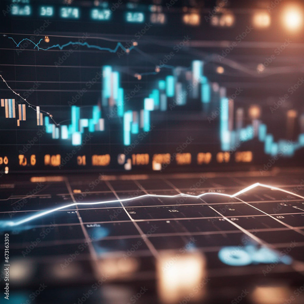 Technology graph background, Technology graph wallpaper, Growth AI ...