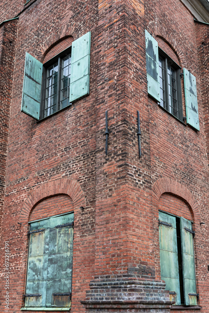 Gothenburg, Sweden: close-up of Gothenburg's Arsenal, Kronhuset. The ...