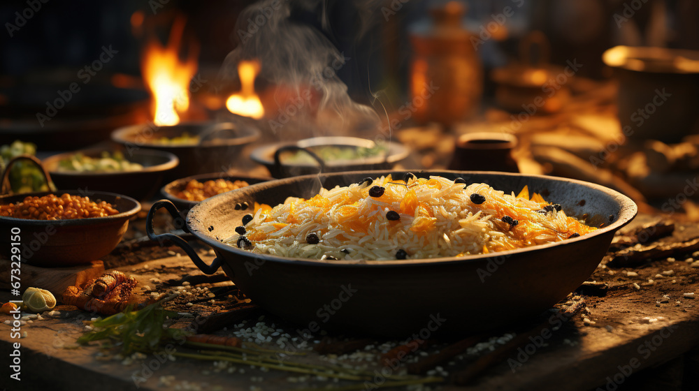 A Boiling Pot of Pongal Rice For Thai Pongal on Selective Focus ...