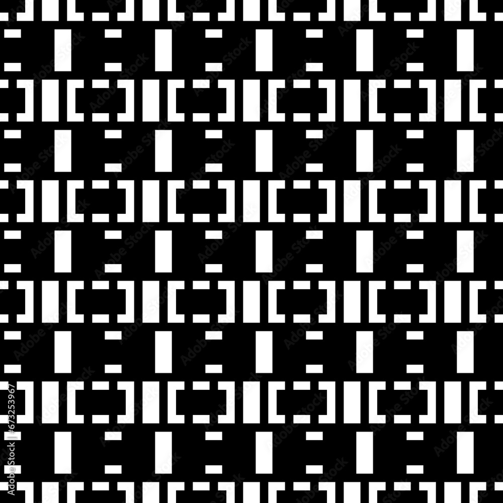 Seamless surface pattern design with blocks ornament. Rectangles and ...