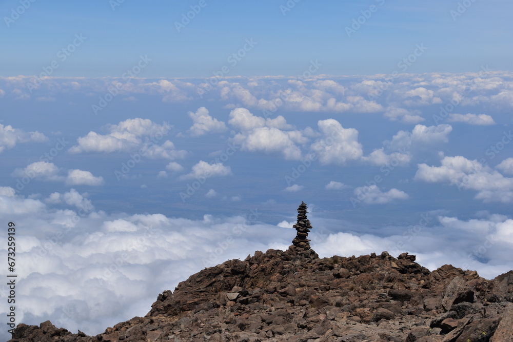 Amazing views of Mount Kilimanjaro from the trek up the Machame route ...