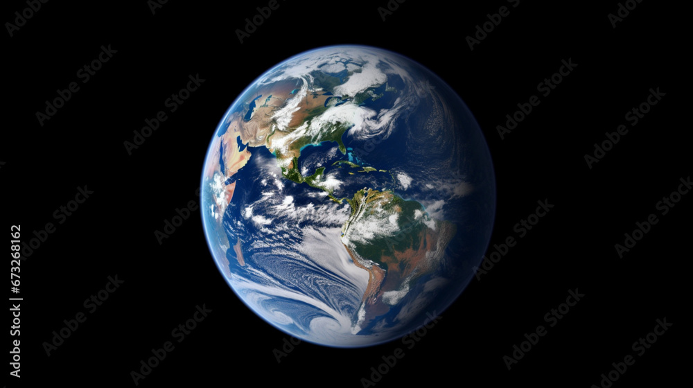 Gros plan sur la planète terre. Monde, espace, univers, astronomie ...