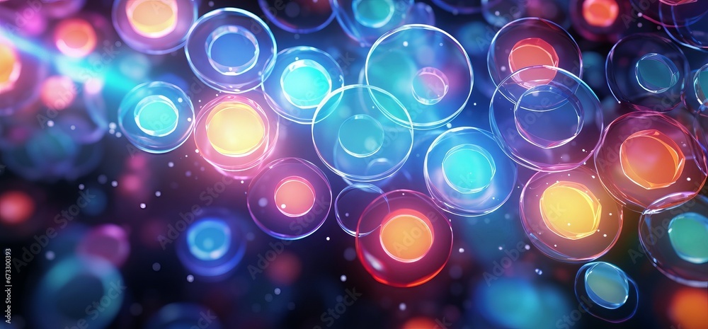 Transparent Overlapping 3D Circles, Pattern, Superimposed circles ...