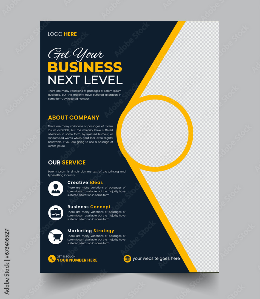 modern advertisement Flyer collection, set of flyer template, brochure ...