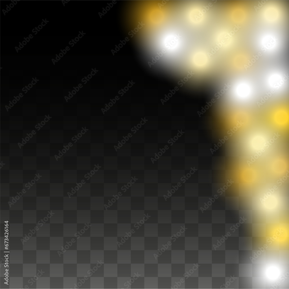 Gold Glitter Vector Texture on a Black. Golden Glow Pattern. Golden ...