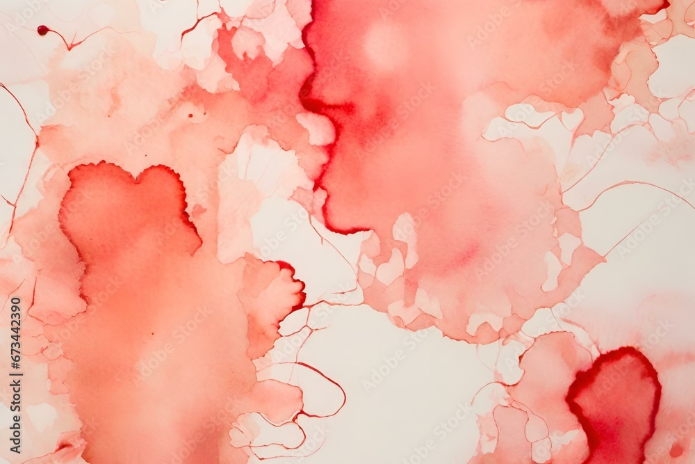 Abstract watercolor wallpaper, red watercolor wallpaper, red watercolor ...