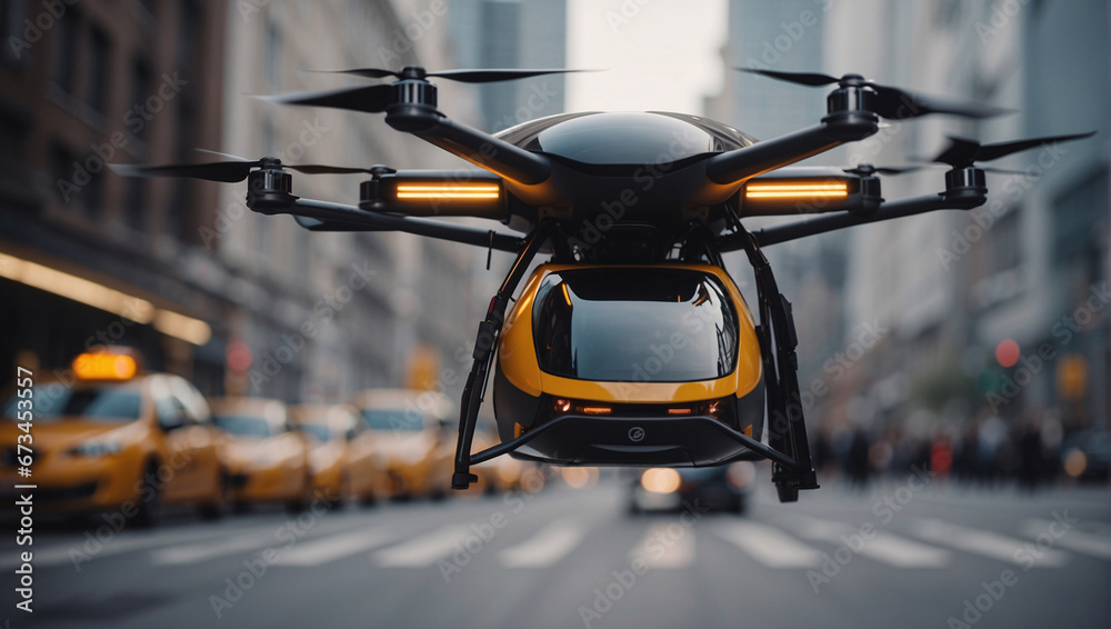 The progressive transport of the future is an electric vertical take ...