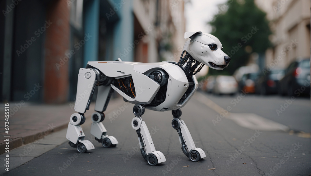 Fotografia do Stock: In a world where robots have been cleverly ...