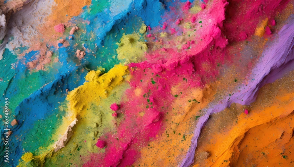 Explosion Chromatique: Palette de Couleurs en Poudr Stock Photo | Adobe ...