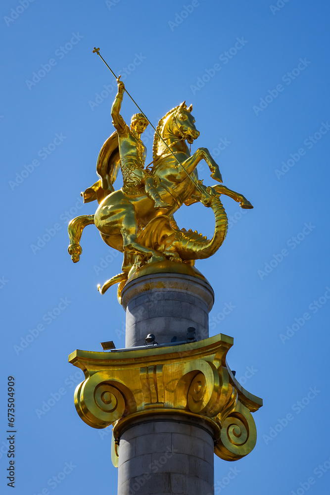 Freedom Square or Liberty Square with Freedom Monument known as St ...