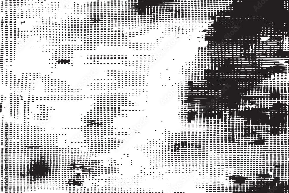 vector illustration of black digital texture on white background Stock ...