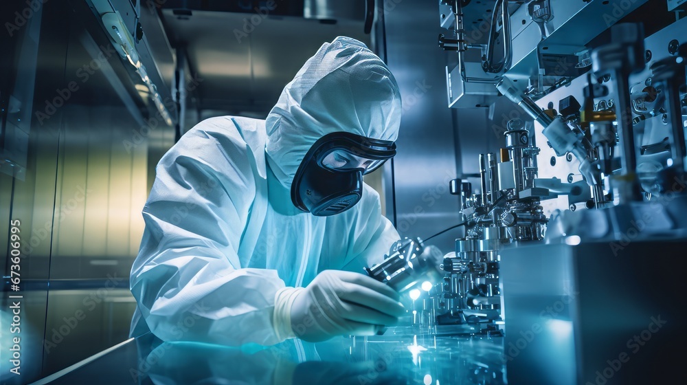 A researcher studying nuclear reactions under controlled conditions ...