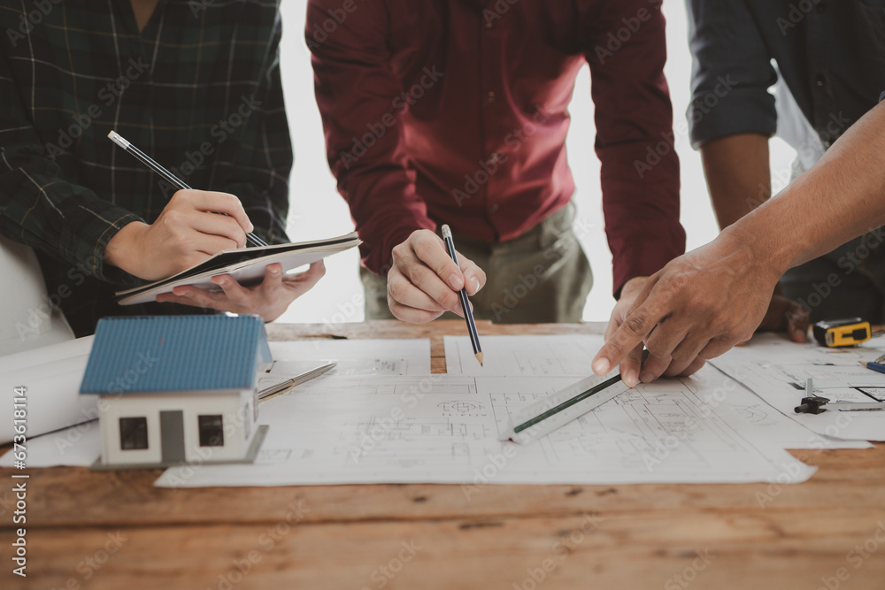 Architects and engineers work together to come up with solutions to ...