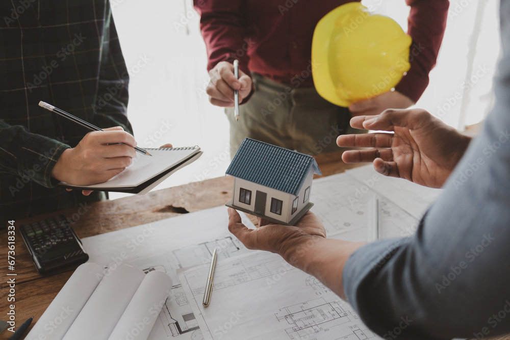 Architects and engineers work together to come up with solutions to ...