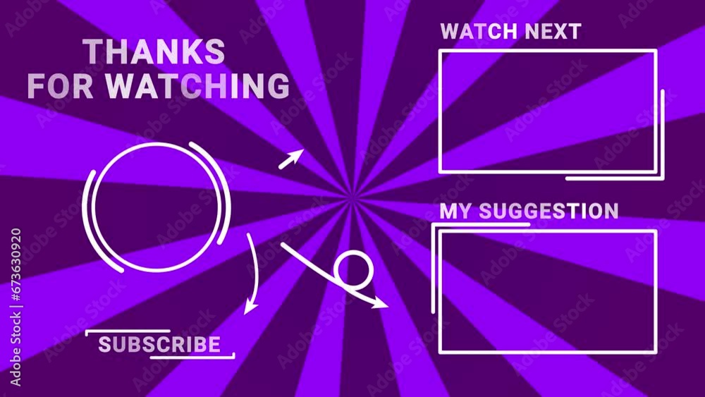 outro end screen video next video my suggestion green screen animation ...