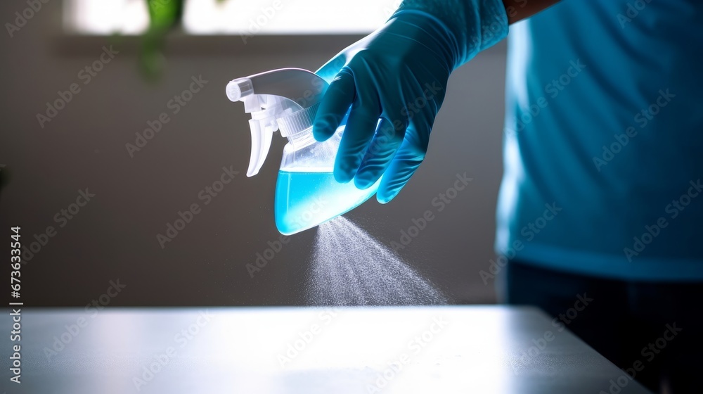 surface cleaning spraying antibacterial sanitizing spray bottle ...