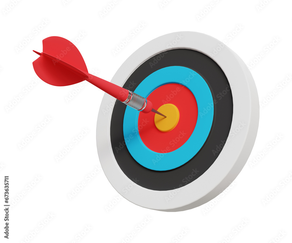 3D target icon. Business finance target, goal of success, target ... 3D target icon. Business finance target, goal of success, target ...