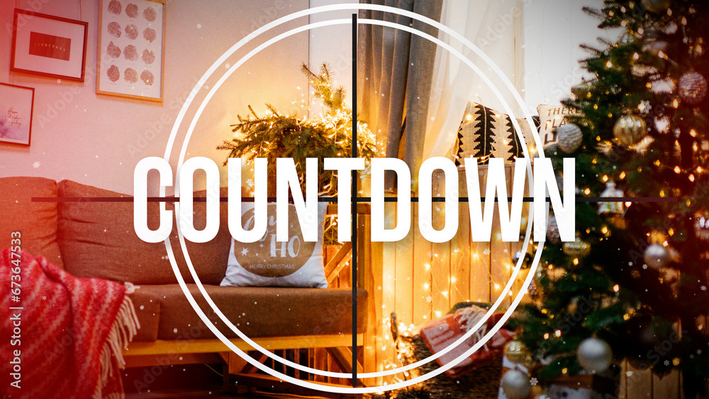 Christmas Countdown Template contains 11 text placeholders and 11 media ...